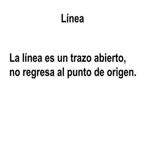 Línea, forma y figura | PPSX
