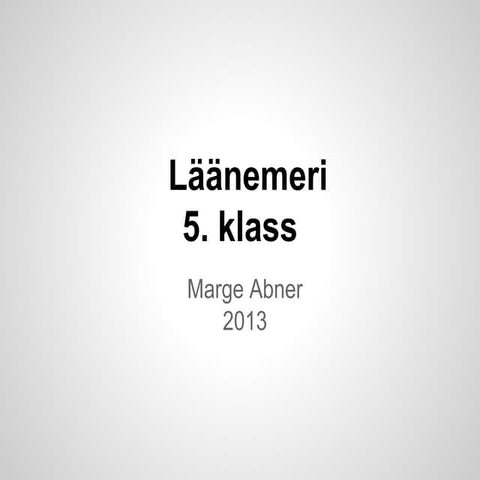 Läänemeri | PPT
