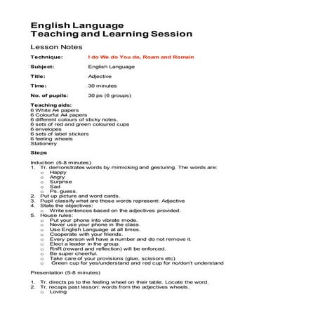 I do We do You do | DOCX