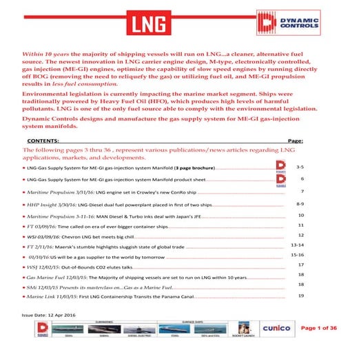Working of LNG Gas Supply System | PDF