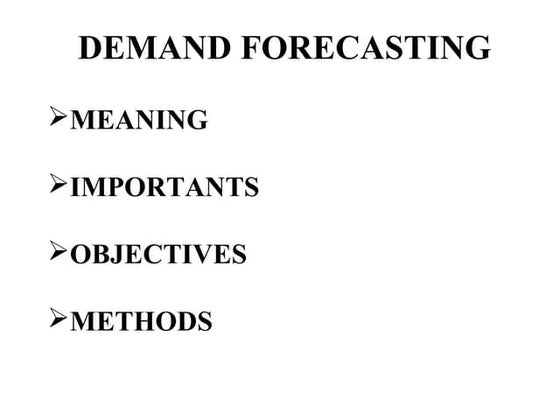 Forecasting and methods of forecasting | PPTX | Science