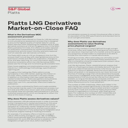 Platts moc explained | PDF