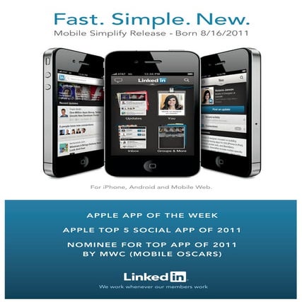 LinkedIn iPhone 2011 launch poster | PDF