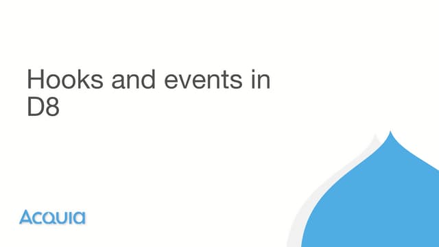 Hooks And Events In Drupal 8 Ppt 6206