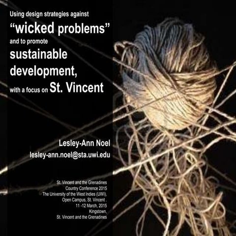 Designing Solutions To Wicked Problems Pptx