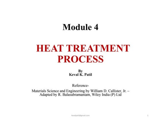 Heat Treatment Processes | PPT