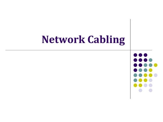 TLE 10 (ICT): LAN Cabling | PPTX | Computer Networking | Computing