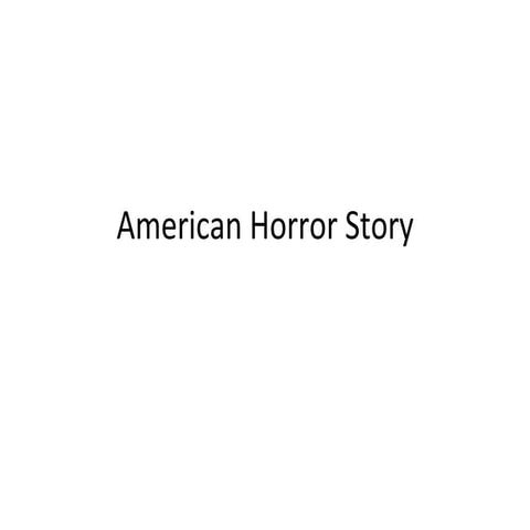 American Horror Story | PDF