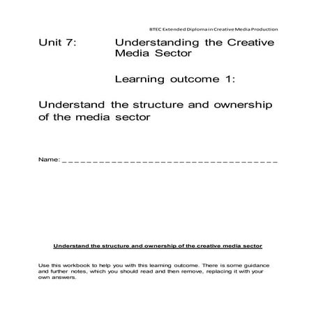 Workbook LO1 WRL | PDF