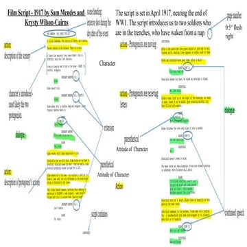 Media LO1 - Script analysis - PowerPoint | PPTX