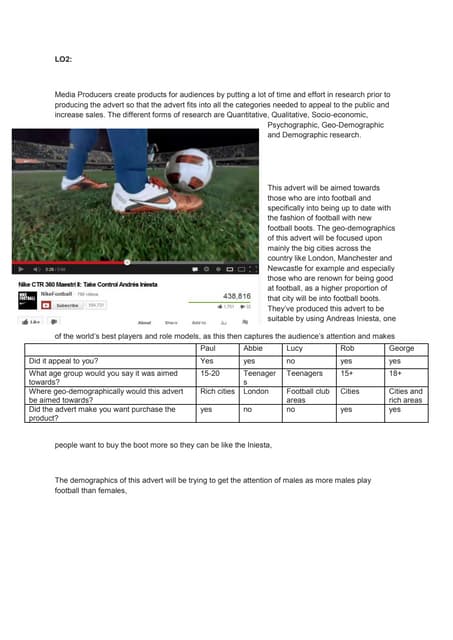 Detailed textual analysis: Subway "The moment of decision" Target ...