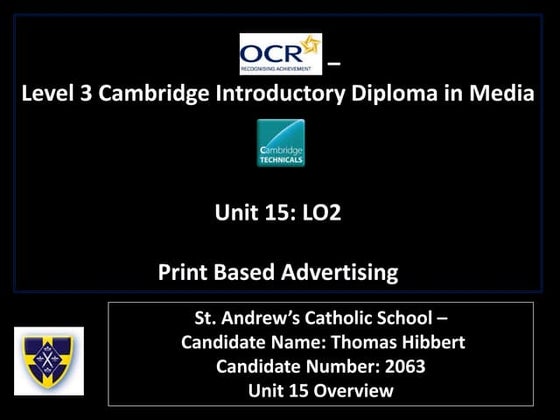 Unit 15- LO3 | PPT