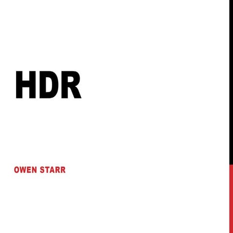 HDR Powerpoint | PPTX