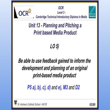 Unit 13: LO5 | PPT