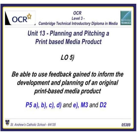 Unit 01 - LO1, LO2, LO3 and LO4 | PPTX