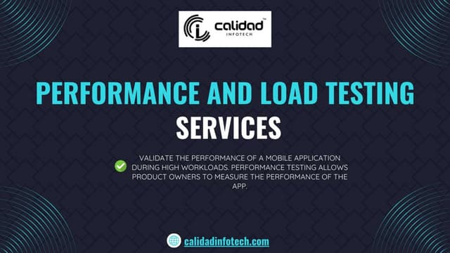 Load And Performance Testing Services For Mobile Applicationspptx