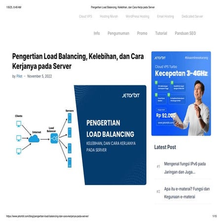 LOAD BALANCING di jaringan multi jalan, agar tidak terjadi kepadatan | PDF
