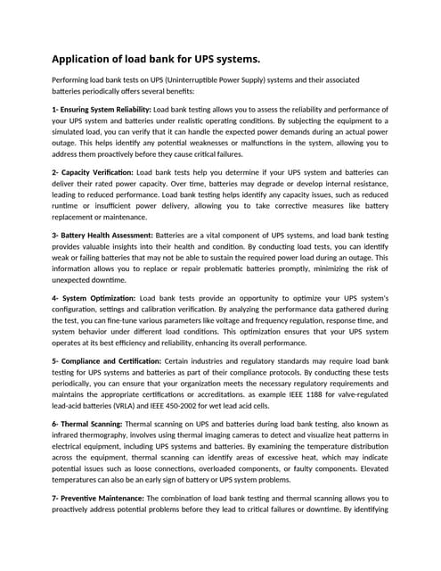 Modular UPS VS Conventional UPS for server room and Data center load | PDF