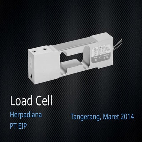 Load Cell Training untuk pemula yang mau belajar timbangan | PPTX