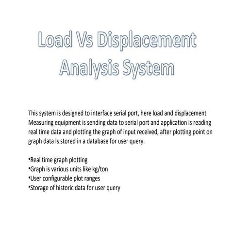Load displacement system | PPT