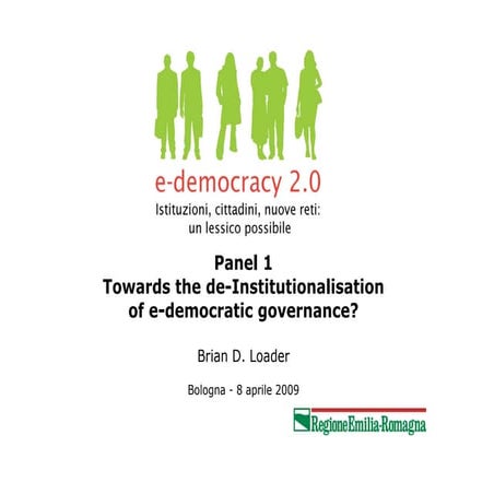 Towards the de-Institutionalisation of e-democratic governance? | PDF ...