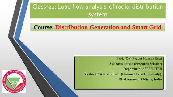 Introduction to power system analysis | PPT