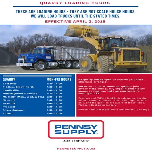 Loading Hours - Effective today, April 2nd | PDF