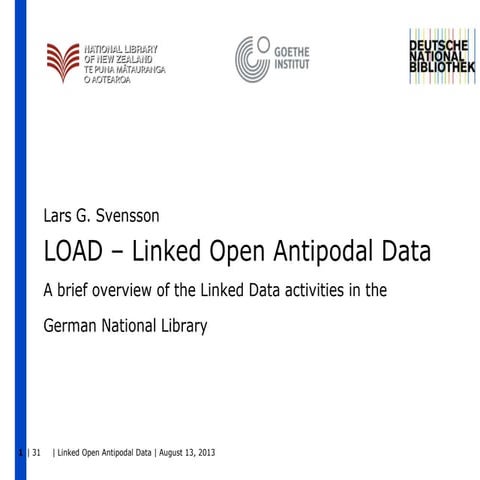 LOAD–Linked Open Antipodal Data | PPTX | Databases | Computer Software and Applications
