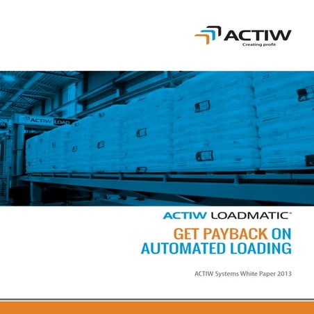 Loading petrochemical products automatically by Actiw LoadMatic Load ...