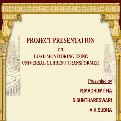 Load monitoring using uct | PPT