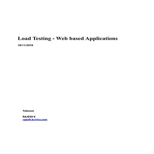 Load Testing Web Based Applications Pdf Web Development Internet 0697