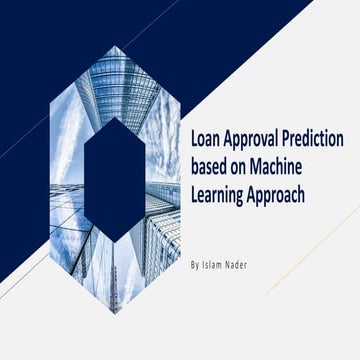 Loan Approval Prediction Based On Machine Learning Approach Ppt 