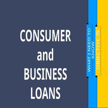 General Mathematics. This presentation is about Loans | PPTX