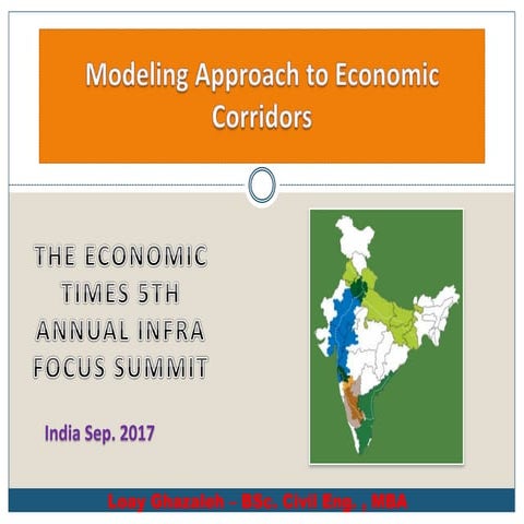 Modelling Approach to Economic Corridors | PPTX