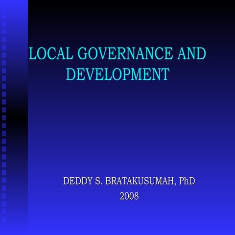 Local governance | PPT
