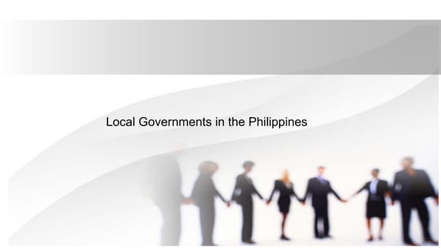 SHS Powerpoint: Decentralization and local governance (politics) | PPTX