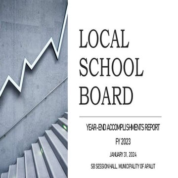 Local School Board of Bro. Andrew Gonzalez technical High School | PPTX