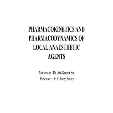 Contents of the dental carpule - Pharmacology of local anesthesia | PDF