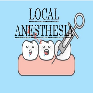 Mechanism of local anesthesia | PPTX