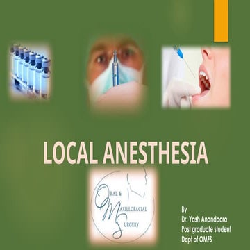 LOCAL ANESTHESIA FINAL by Dr Yash A.pptx