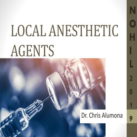 Mechanism of local anesthesia | PPTX