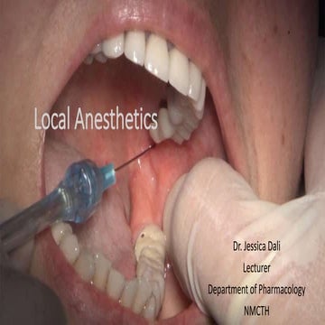 Contents of the dental carpule - Pharmacology of local anesthesia | PDF