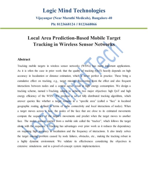 A Study of Mobile User Movements Prediction Methods | PDF