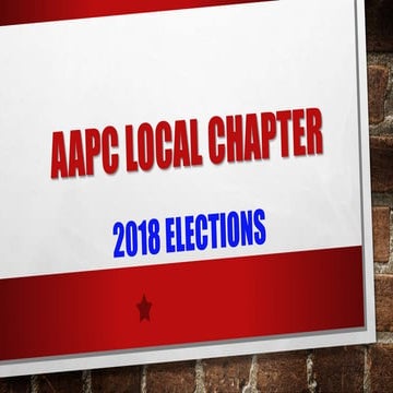 Local chapter elections | PPT