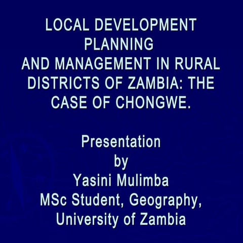 Local development planning 2 | PPT