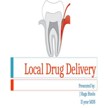 Local drug delivery - LDD.pptx local drug delivery | PPTX
