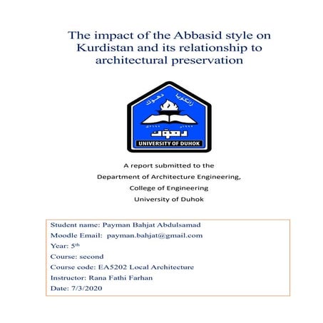 The impact of Abbasid style on Kurdistan.pdf