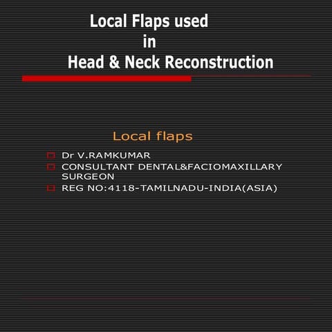 Local flaps | PPT