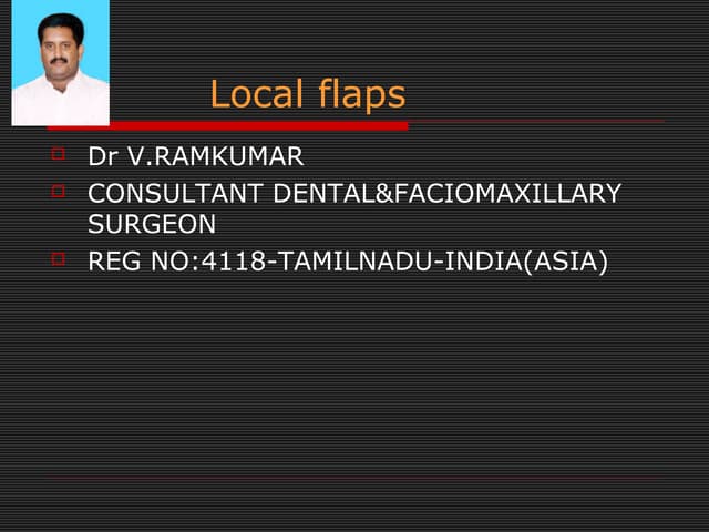Reconstruction in head and neck surgeries | PPTX