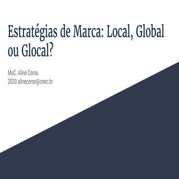 Local, global e glocal | PDF